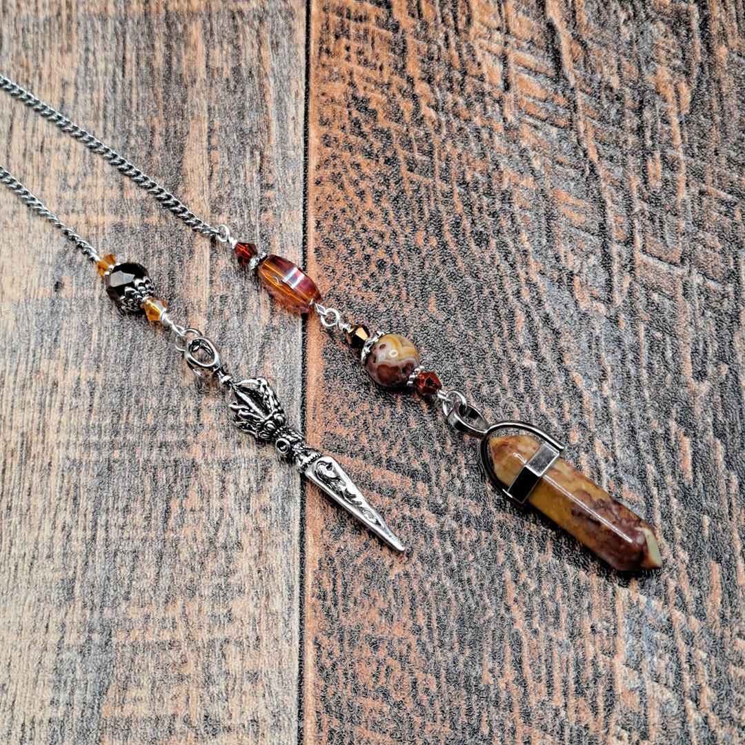 Yoruban Oshosi Orisha of the Forest Crystal Pendulum, Dowsing ...