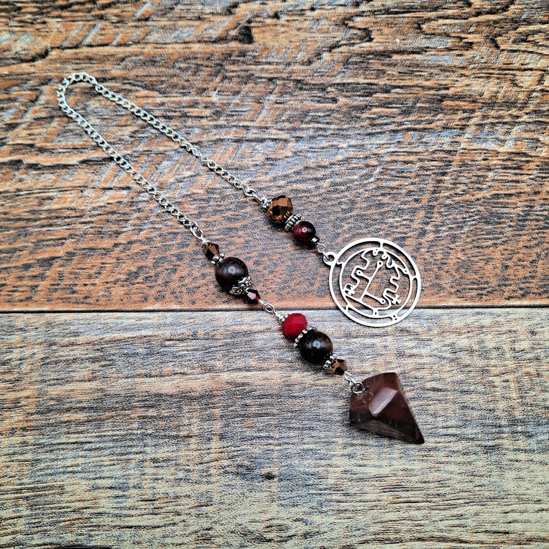 Ars Goetia Grimoire Demon Stolas Crystal Pendulum, Dowsing, Divination ...