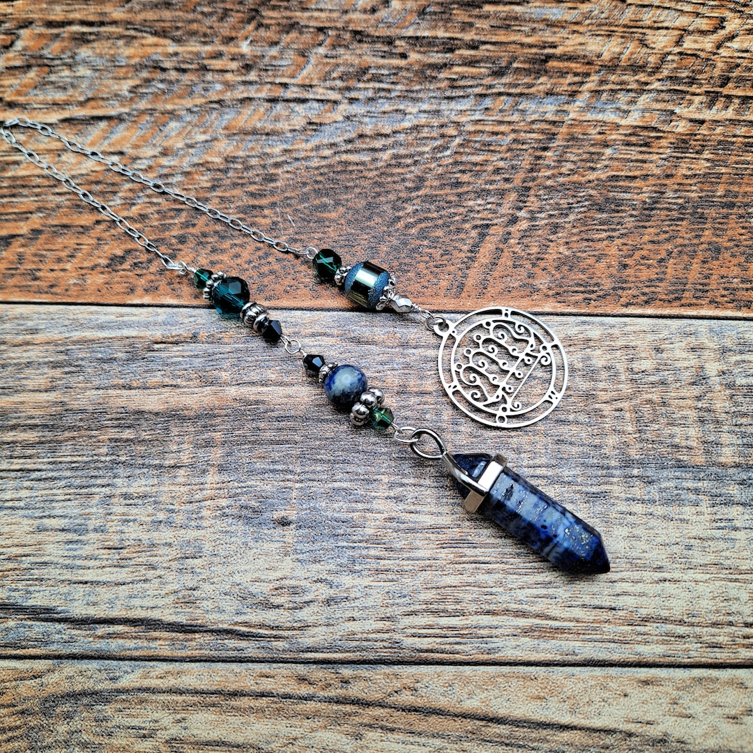 Ars Goetia Grimoire Demon Paimon Crystal Pendulum, Dowsing, Divination ...