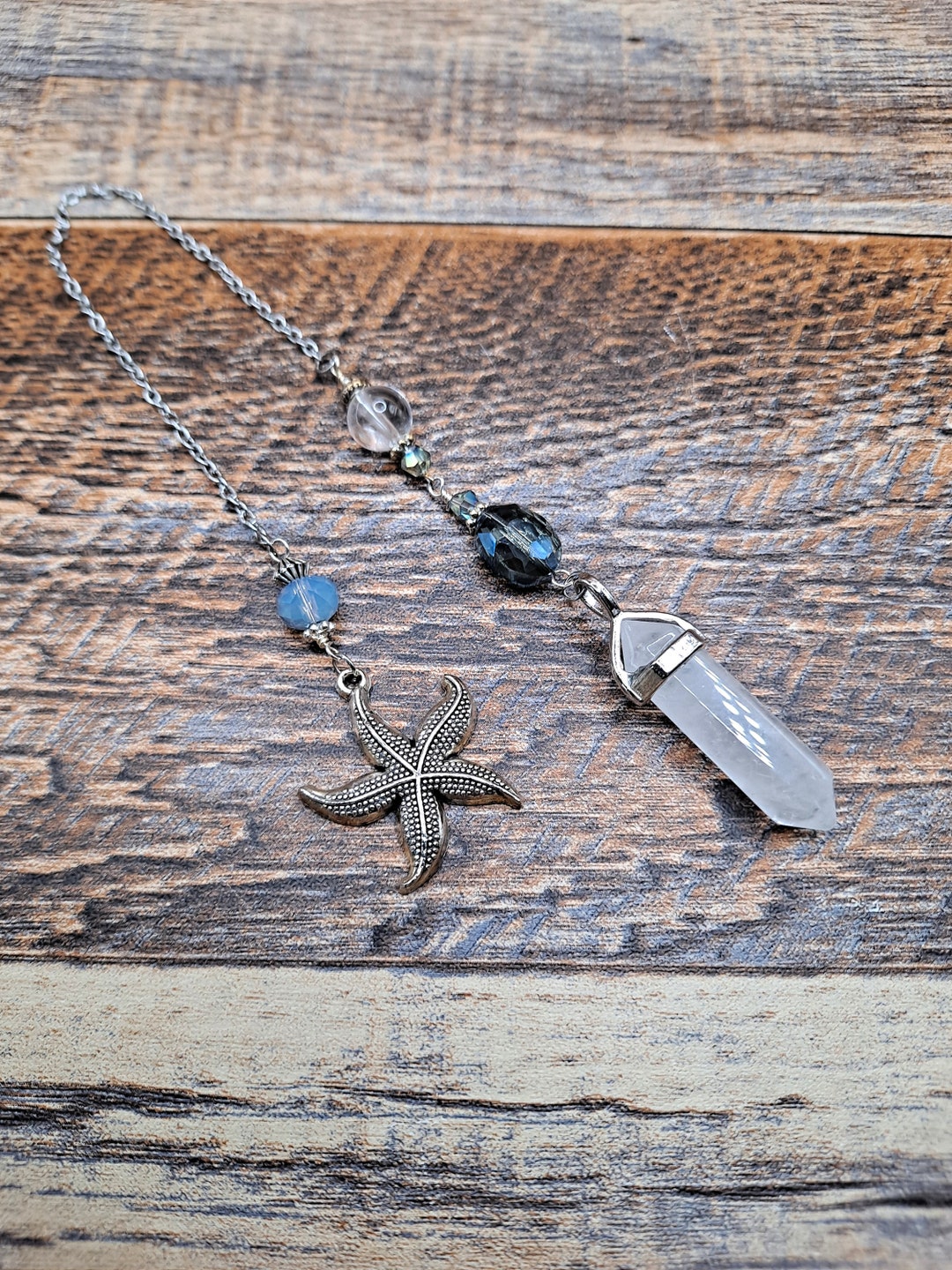 Celtic Danu Triple Goddess Crystal Pendulum, Dowsing, Divination ...