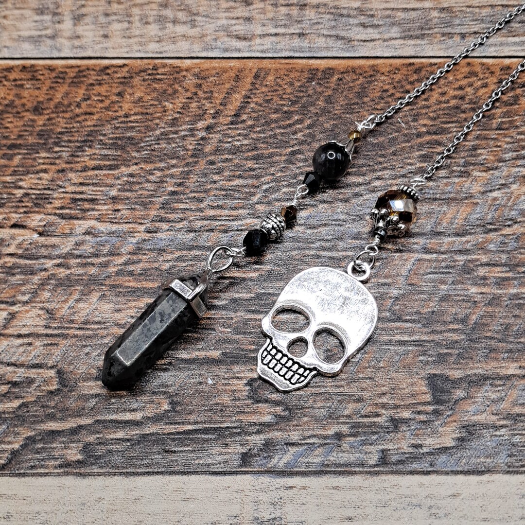 Haitian Vodou Baron Samedi Lwa of the Dead Crystal Pendulum, Dowsing ...