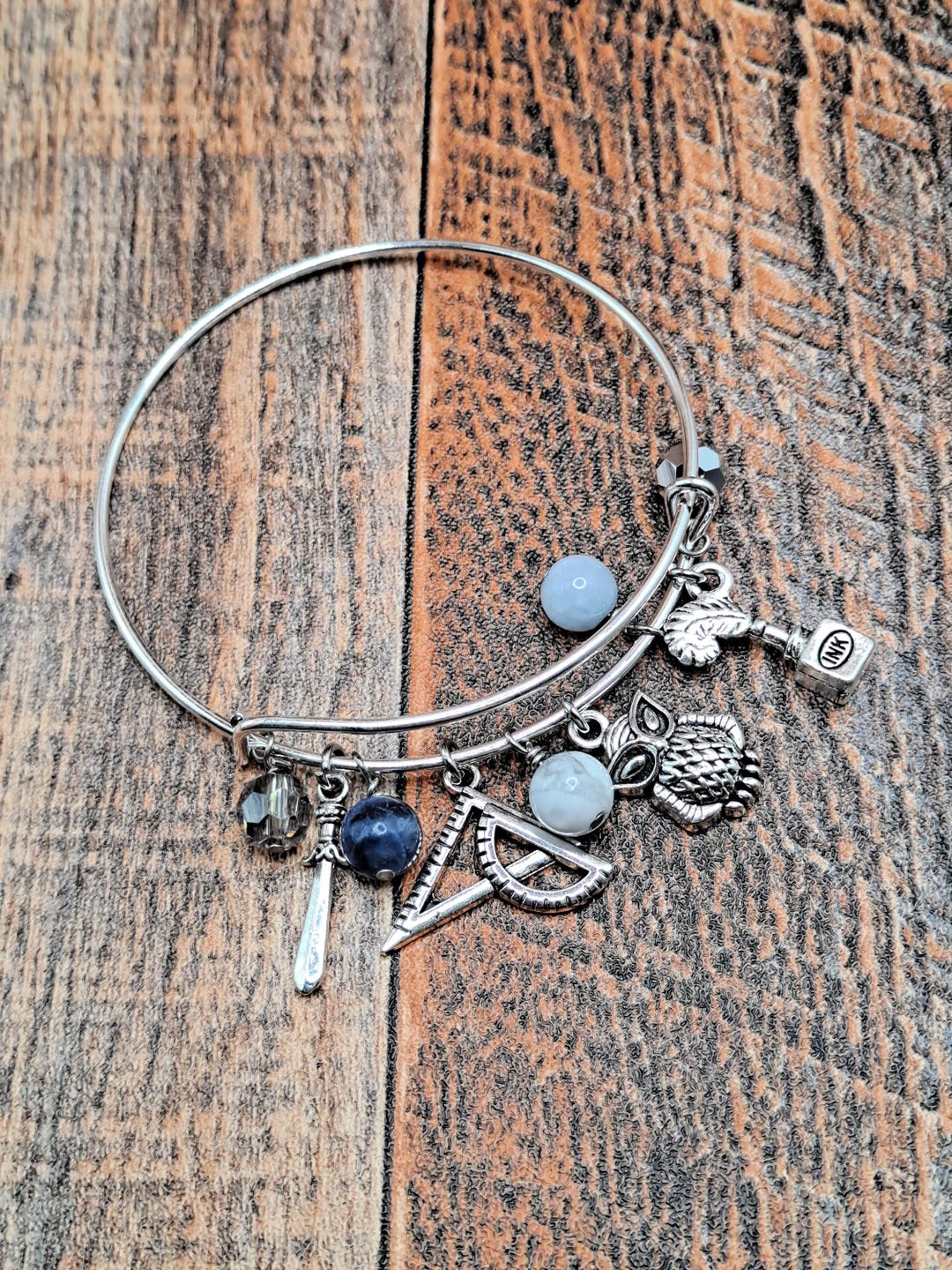 Greek Athena Goddess of Strategy, War, Civilization Bangle Bracelet ...