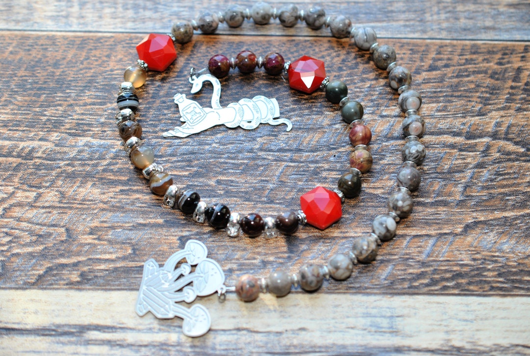 Greek Goddess of Poison and Death Achlys Pagan Prayer Meditation Beads ...