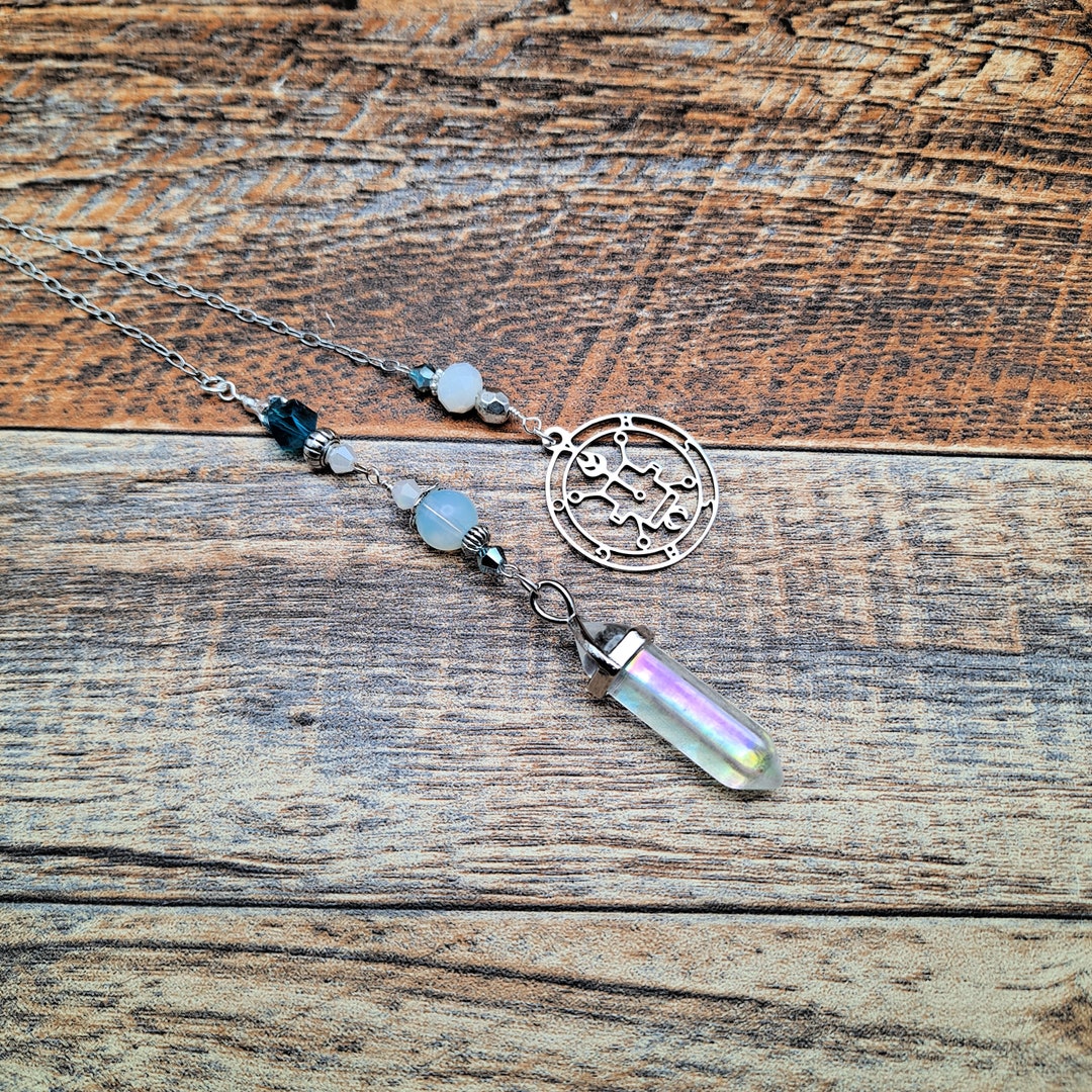 Ars Goetia Grimoire Demon Vassago Crystal Pendulum, Dowsing, Divination ...