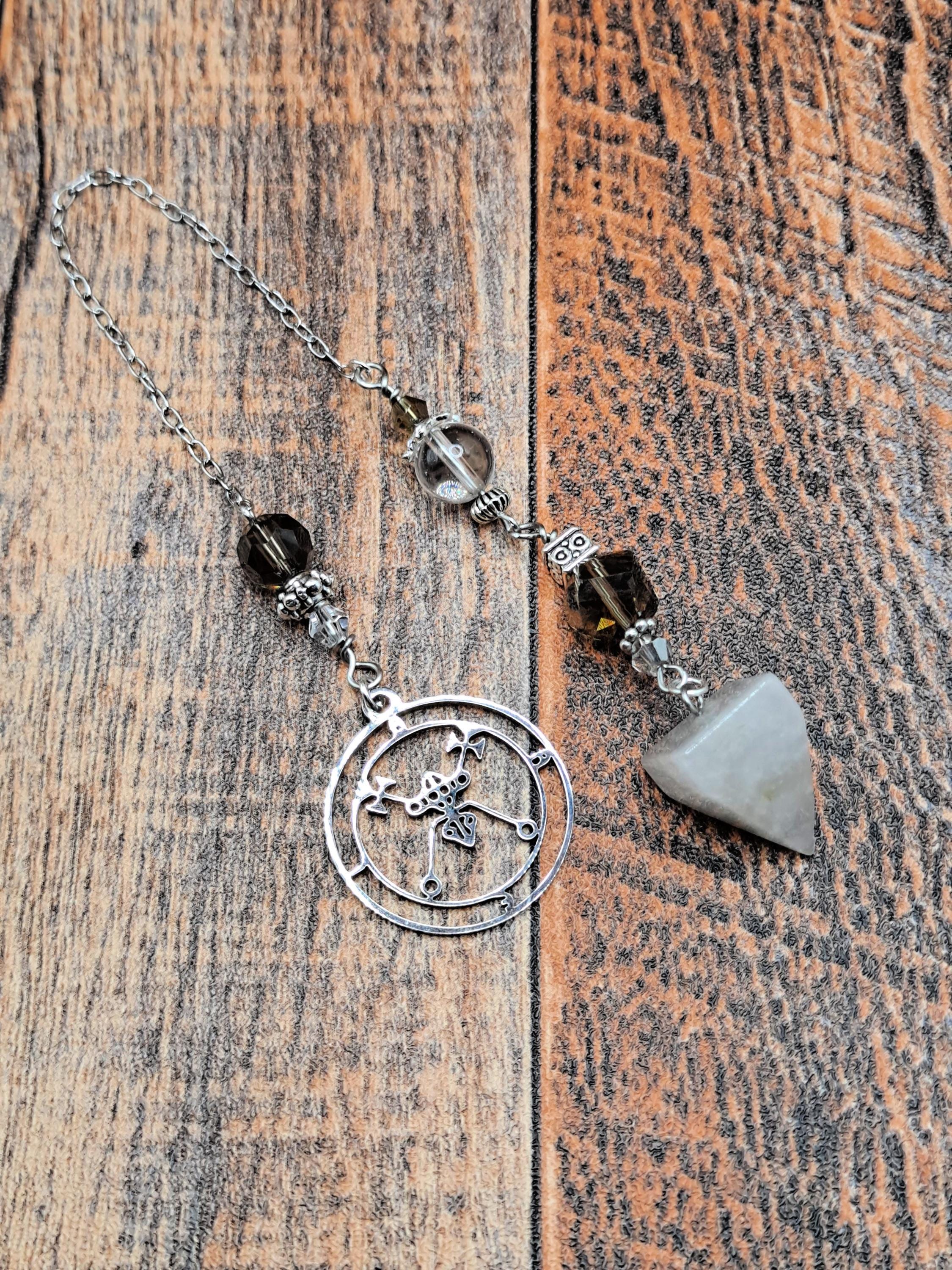Ars Goetia Grimoire Demon Baal Bael Crystal Pendulum, Dowsing ...