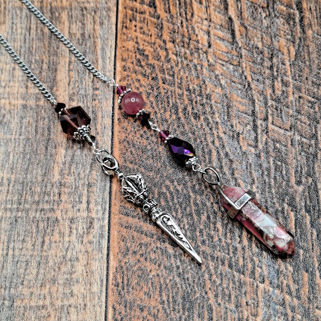 Norse Freya Goddess of Love and War Crystal Pendulum, Dowsing ...