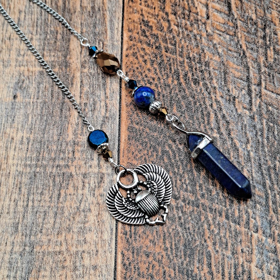 Egyptian Thoth God of Knowledge Crystal Pendulum, Dowsing, Divination ...