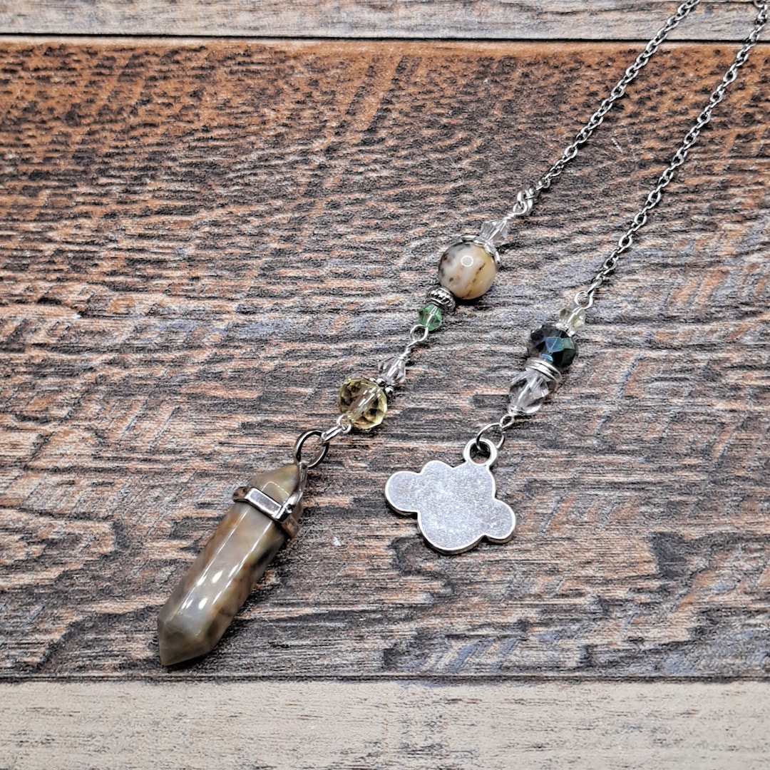 Egyptian Shu God of Peace and Winds Crystal Pendulum, Dowsing ...