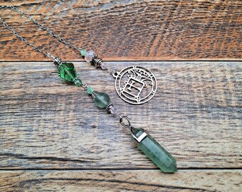 Ars Goetia Grimoire Demon Stolas Crystal Pendulum, Dowsing, Divination ...