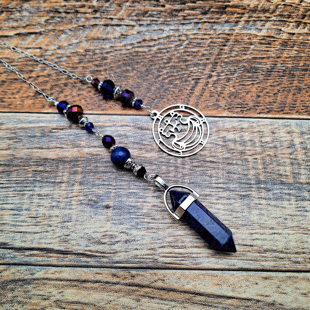 Ars Goetia Grimoire Demon Agares Crystal Pendulum, Dowsing, Divination ...