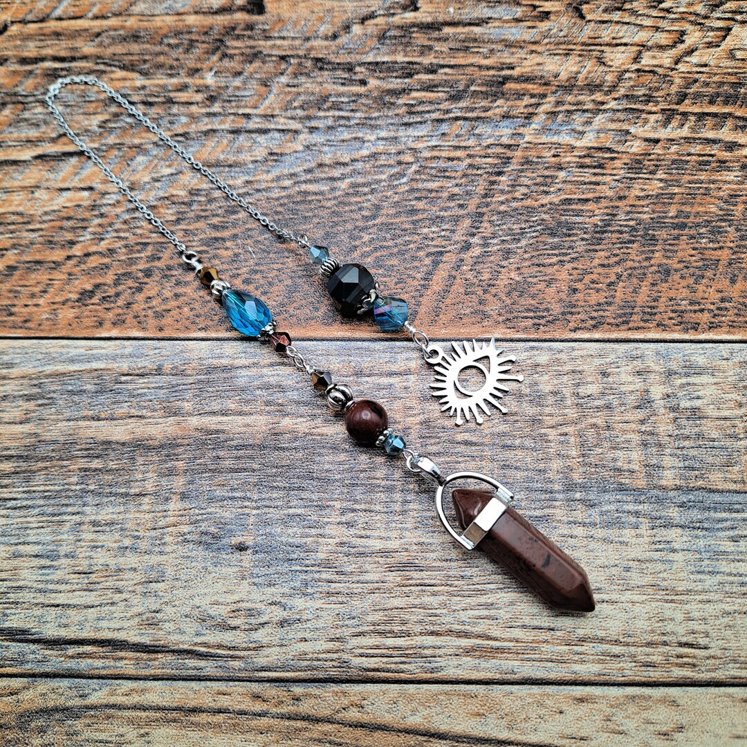 Norse Heimdall God of Foresight and Knowledge Crystal Pendulum, Dowsing, Divination, Heathen - Etsy