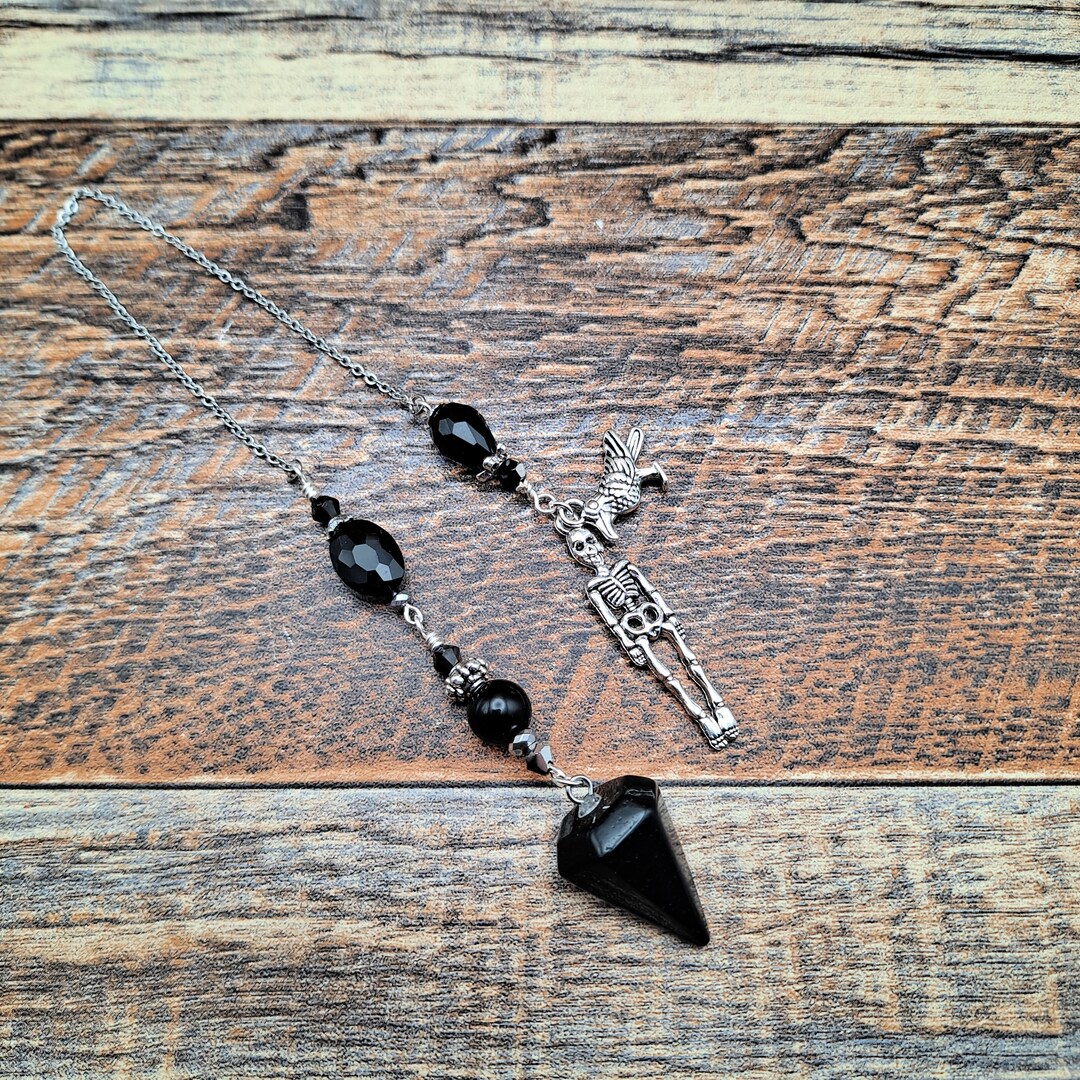 Celtic Morrigan Goddess of Fate Crystal Pendulum, Dowsing, Divination ...