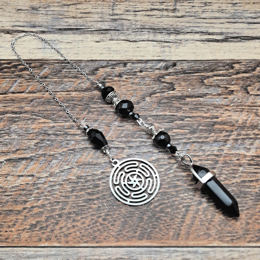 Greek Hekate Goddess of Witchcraft Crystal Pendulum, Dowsing ...