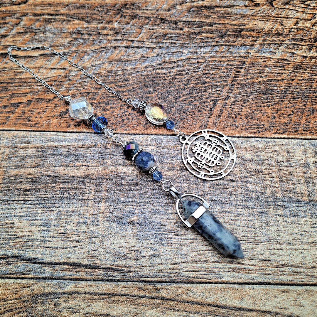 Ars Goetia Grimoire Demon Shax Crystal Pendulum, Dowsing, Divination ...