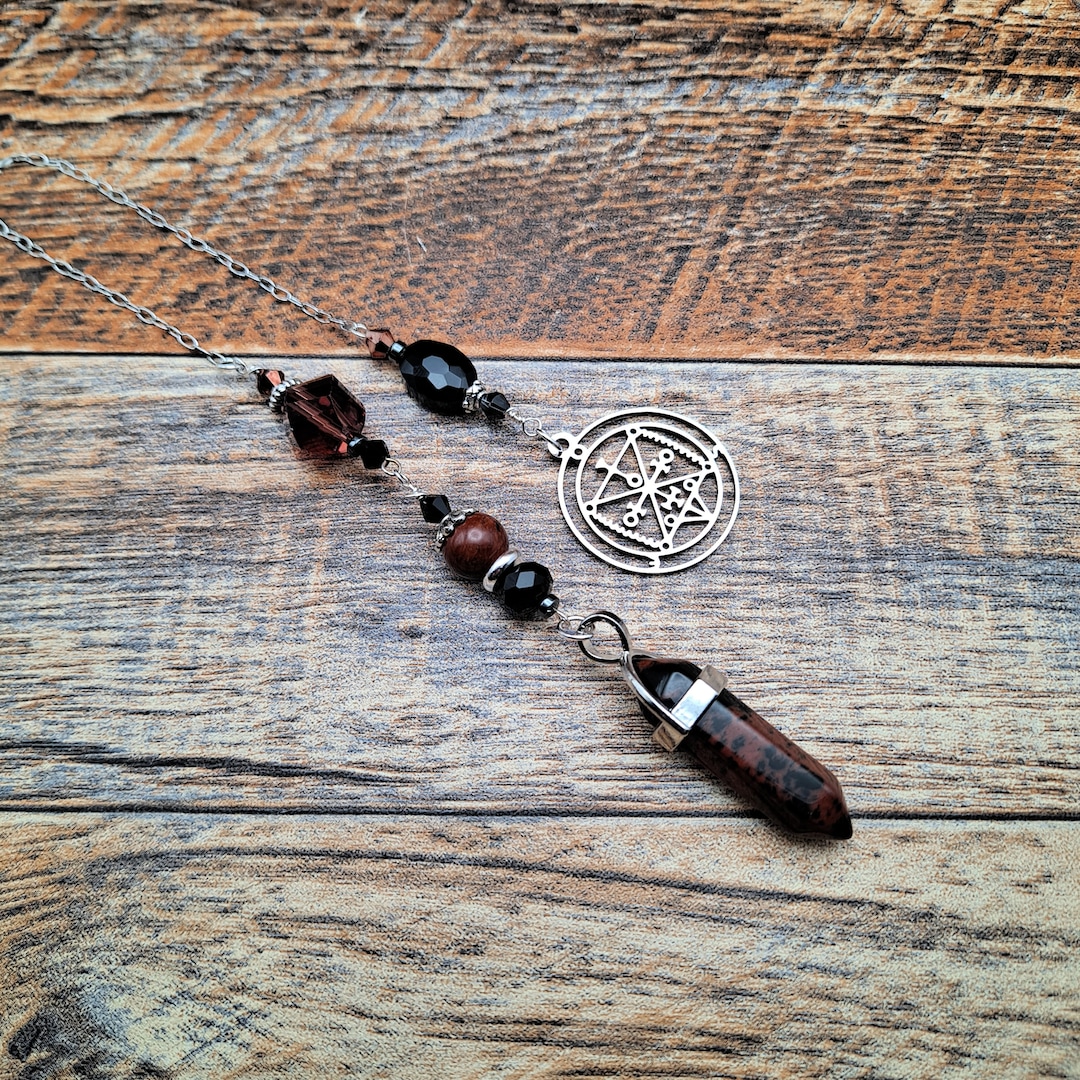Ars Goetia Grimoire Demon Ose Crystal Pendulum, Dowsing, Divination ...