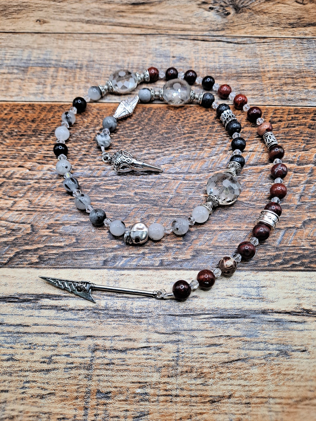 Celtic Goddess Morrigan Pagan Prayer Meditation Beads and Witch's ...