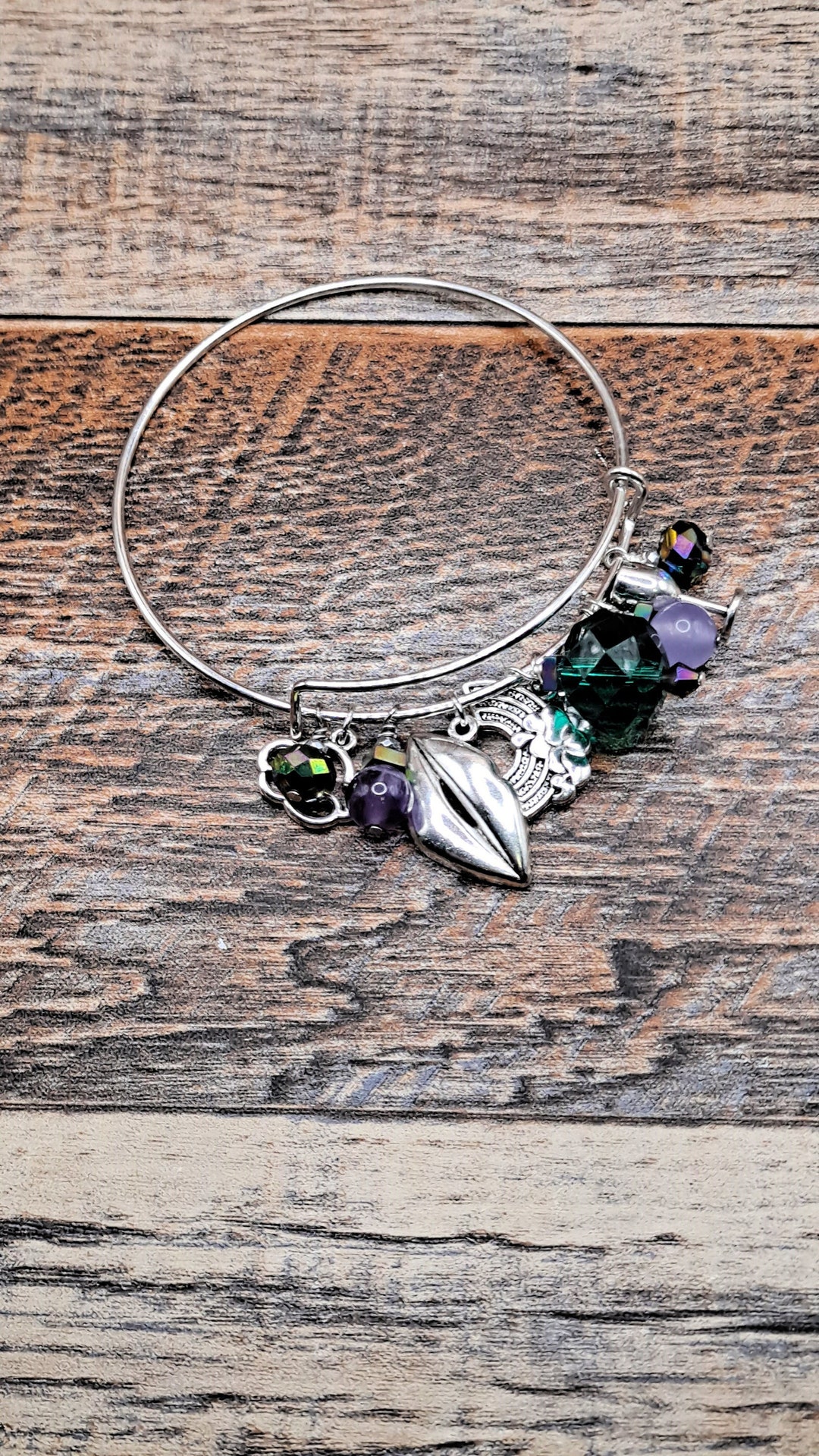 Greek Iris Goddess of Communication and Rainbows Bangle Bracelet, Pagan ...
