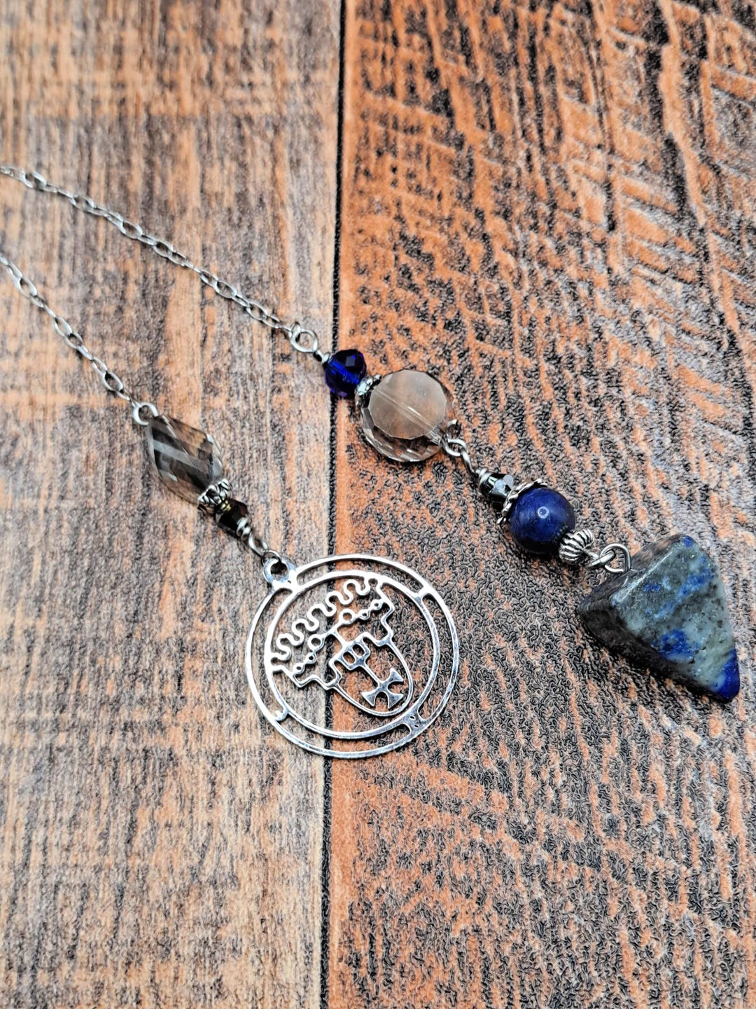 Ars Goetia Grimoire Demon Vine Crystal Pendulum, Dowsing, Divination ...