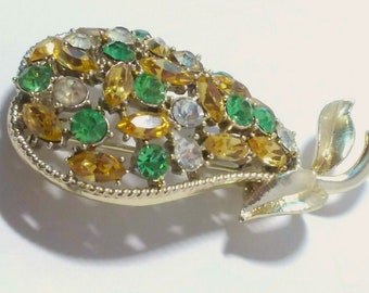 Pear Shaped Brooch - Etsy