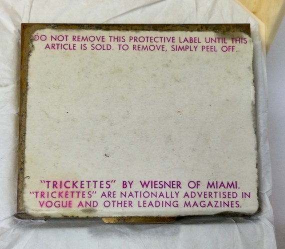 Wiesner of Miami Trickettes Compact Perfume Bottle Ke… - Gem