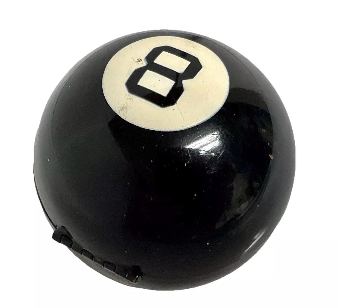 Vintage 8 Cue Ball Billiards Powder Compact Novelty Wadsworth Mid ...