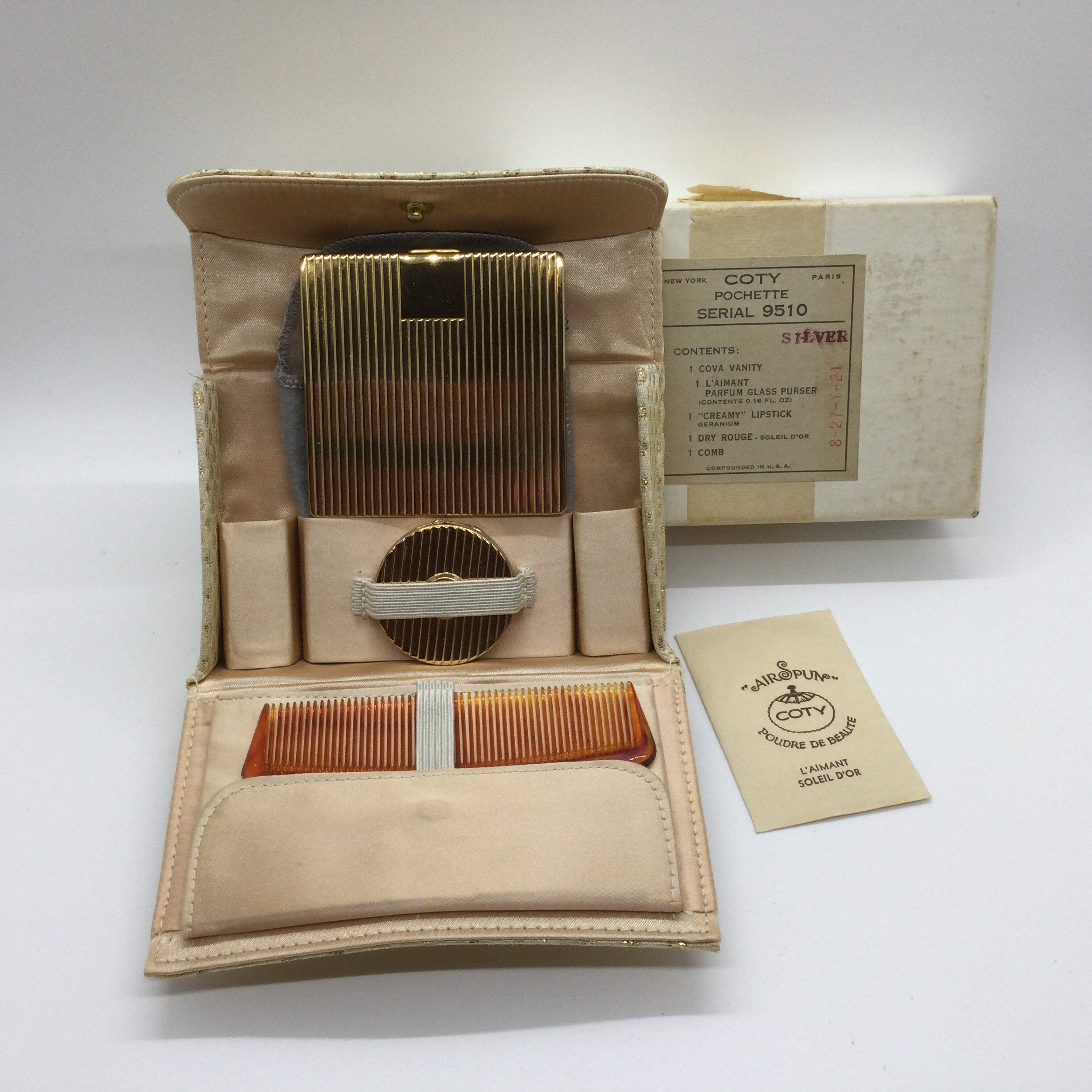Coty Cosmetic Set Original Brocade Case and Box - Etsy