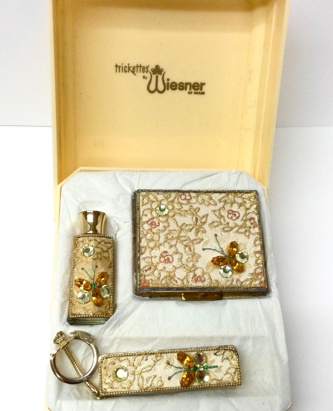 Wiesner of Miami Trickettes Compact Perfume Bottle Key Chain Set ...