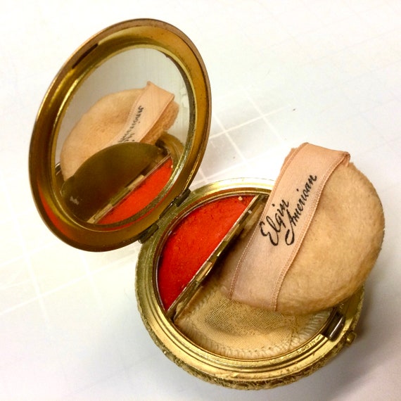 Antique Elgin American Combination Compact Metal Powd… - Gem