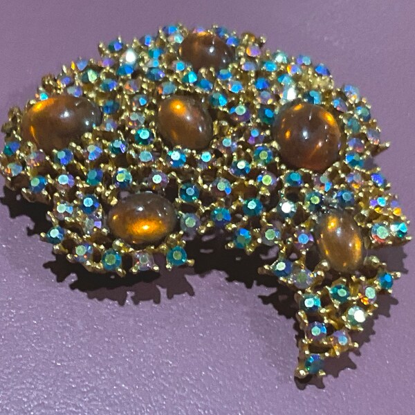 Signed Art Brooch - Etsy