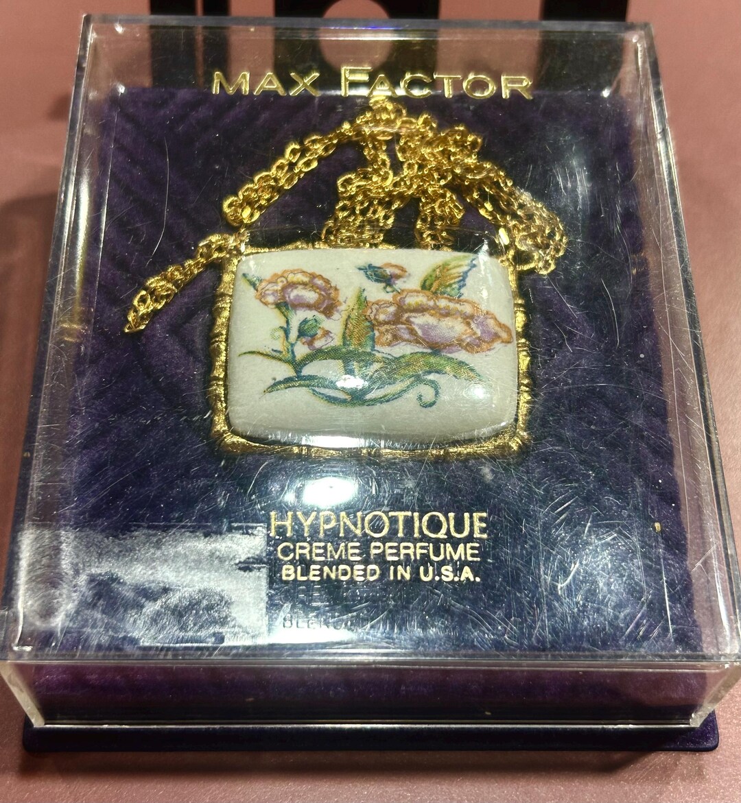 Rare Vintage Max Factor Hypnotique Creme Solid Perfume Compact in ...