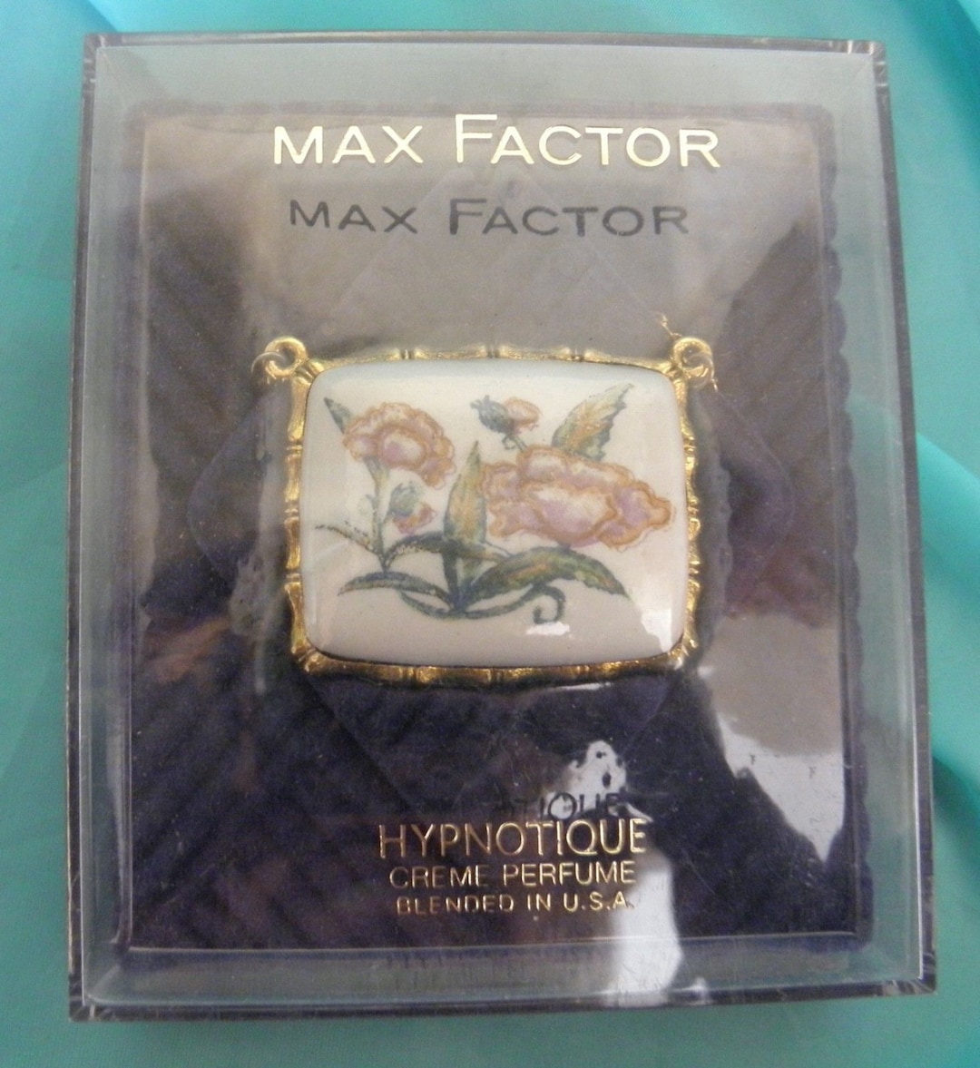 Rare Vintage Max Factor Hypnotique Creme Solid Perfume Compact in ...