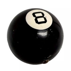Vintage 8 Cue Ball Billiards Powder Compact Novelty Wadsworth Mid ...
