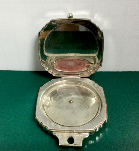 Vintage Evans Art Deco Powder Rouge Compact Enamel Ge… - Gem
