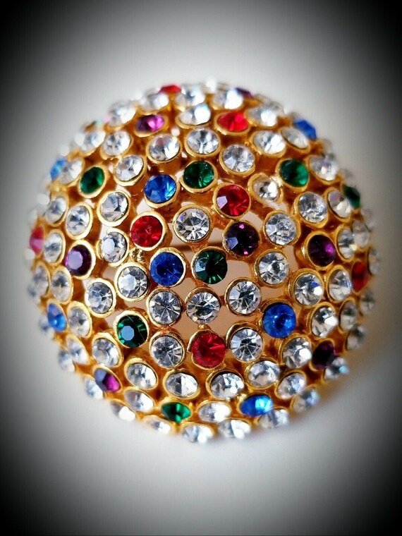 Fabulous kjl multi-colored rhinestones - Gem