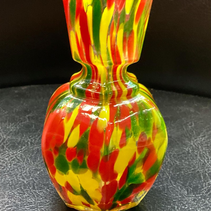 Antique Hexagonal Vase - Etsy