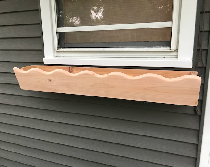 Cedar Window Box Planters - Etsy