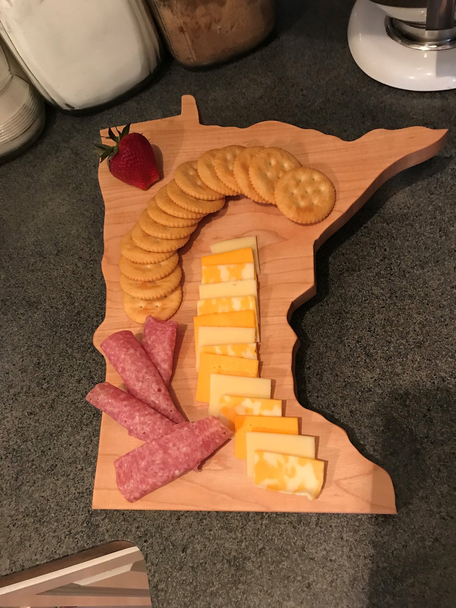 Minnesota Shaped Maple Cutting Board | Etsy