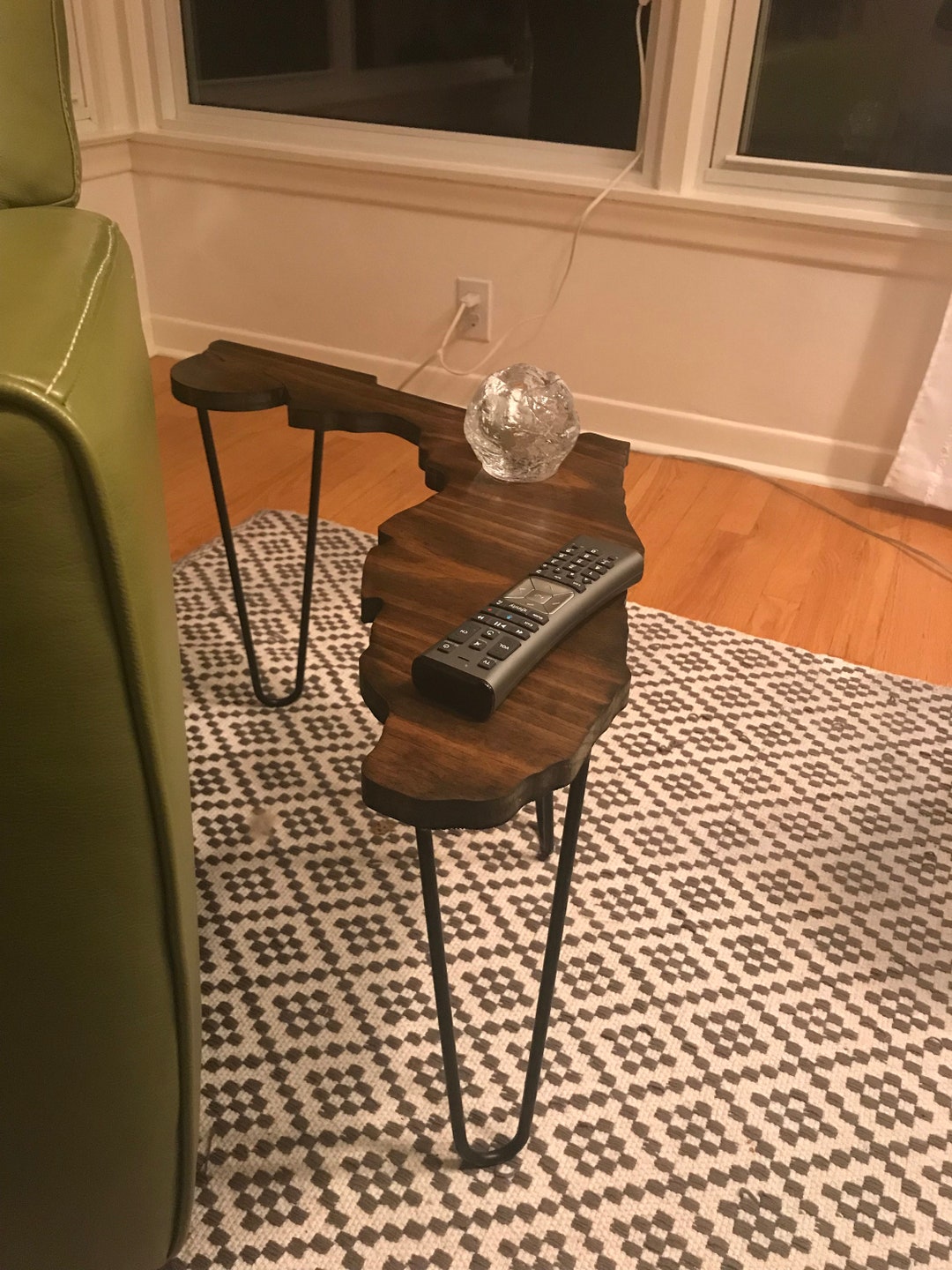 Wood Florida Shaped Side Table - Etsy