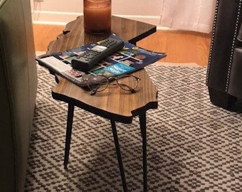 Wood Kentucky Shaped Side Table - Etsy