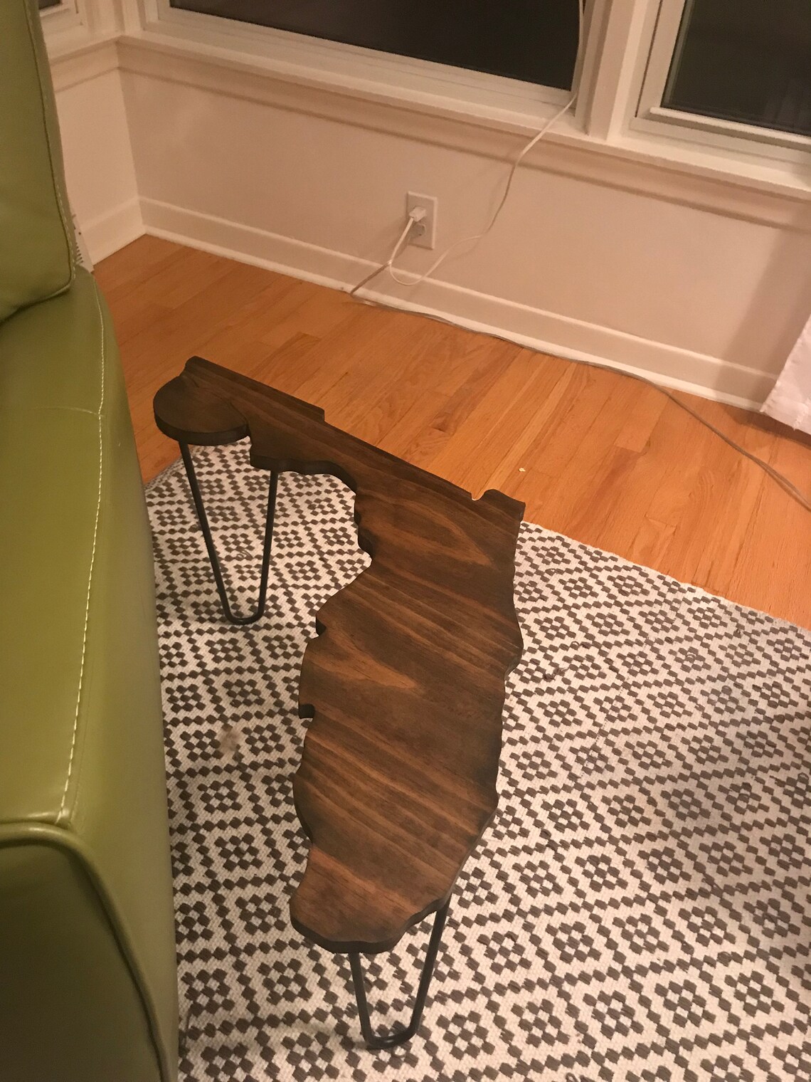 Wood Florida Shaped Side Table | Etsy