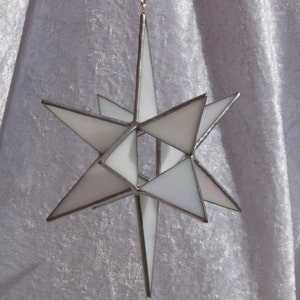North Star, Marsala, 12 Point Star, 3D, Stained Glass Star, Moravian ...