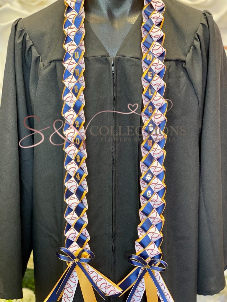 Baseball Stole Leis/ Graduation Leis/back to School/ Sport Night ...