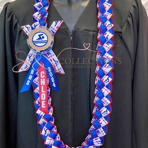Swimmer/swim Team Ribbon Lei//graduation Leis/senior Night/sport Night ...