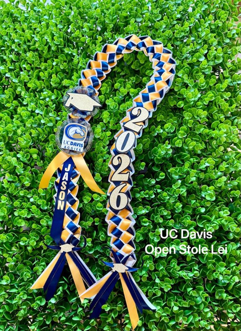 Uc-university of California Graduation Leis, Class of 2026 - Etsy