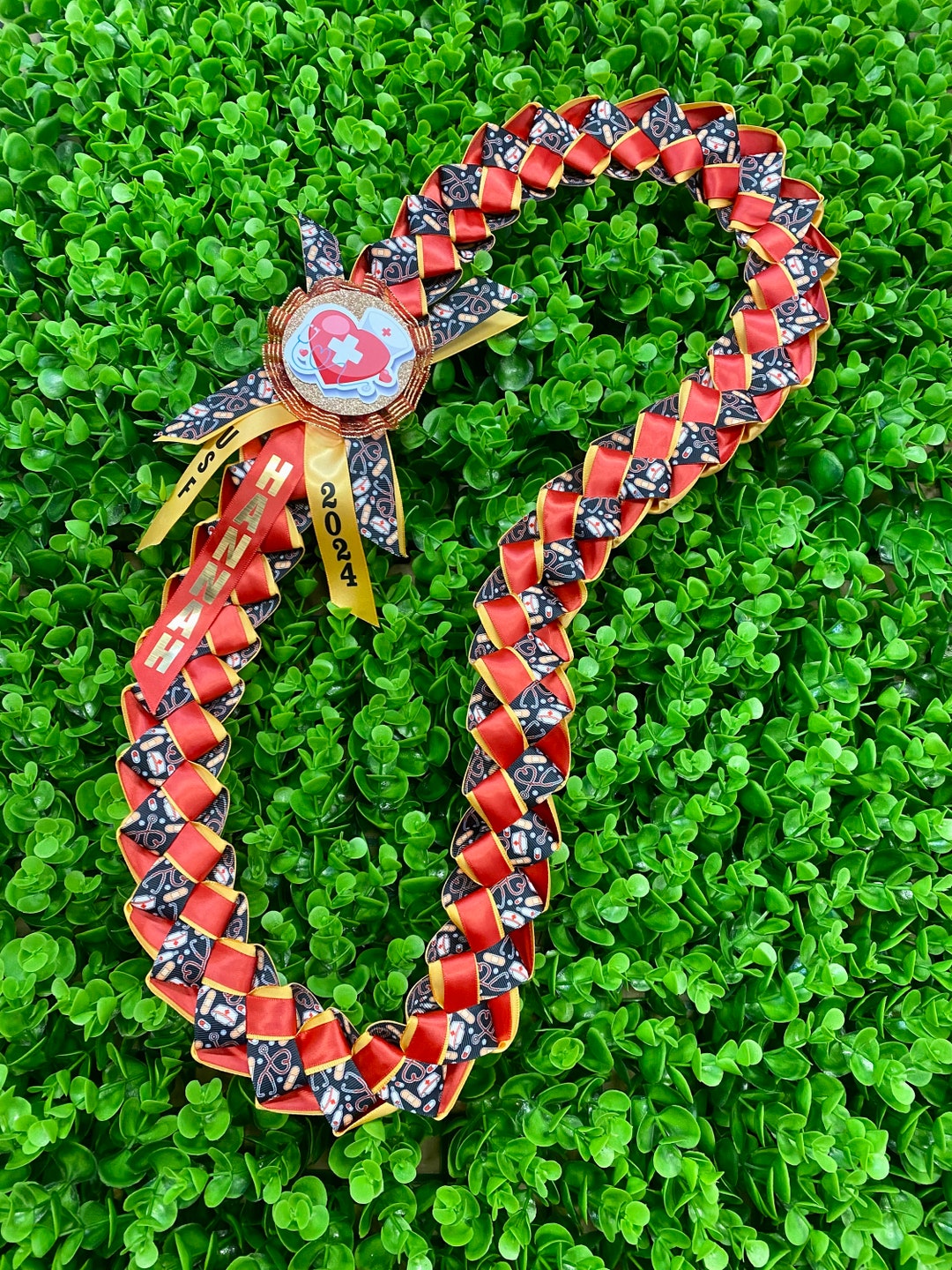 Nurse Ribbon Lei/medical Graduate/graduation Leis/class of 2025 - Etsy