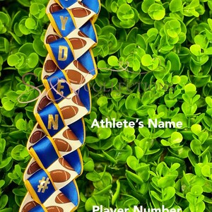 Football Stole Leis/ Graduation Leis/back to School/ Sport Night ...