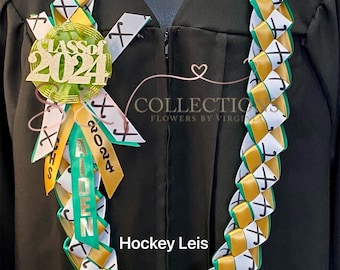 Football Ribbon Lei/senior Night/sport Night/graduation Leis/spirit ...