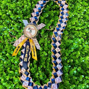 Baseball Ribbon Lei/senior Night/sport Night/graduation Leis/spirit ...