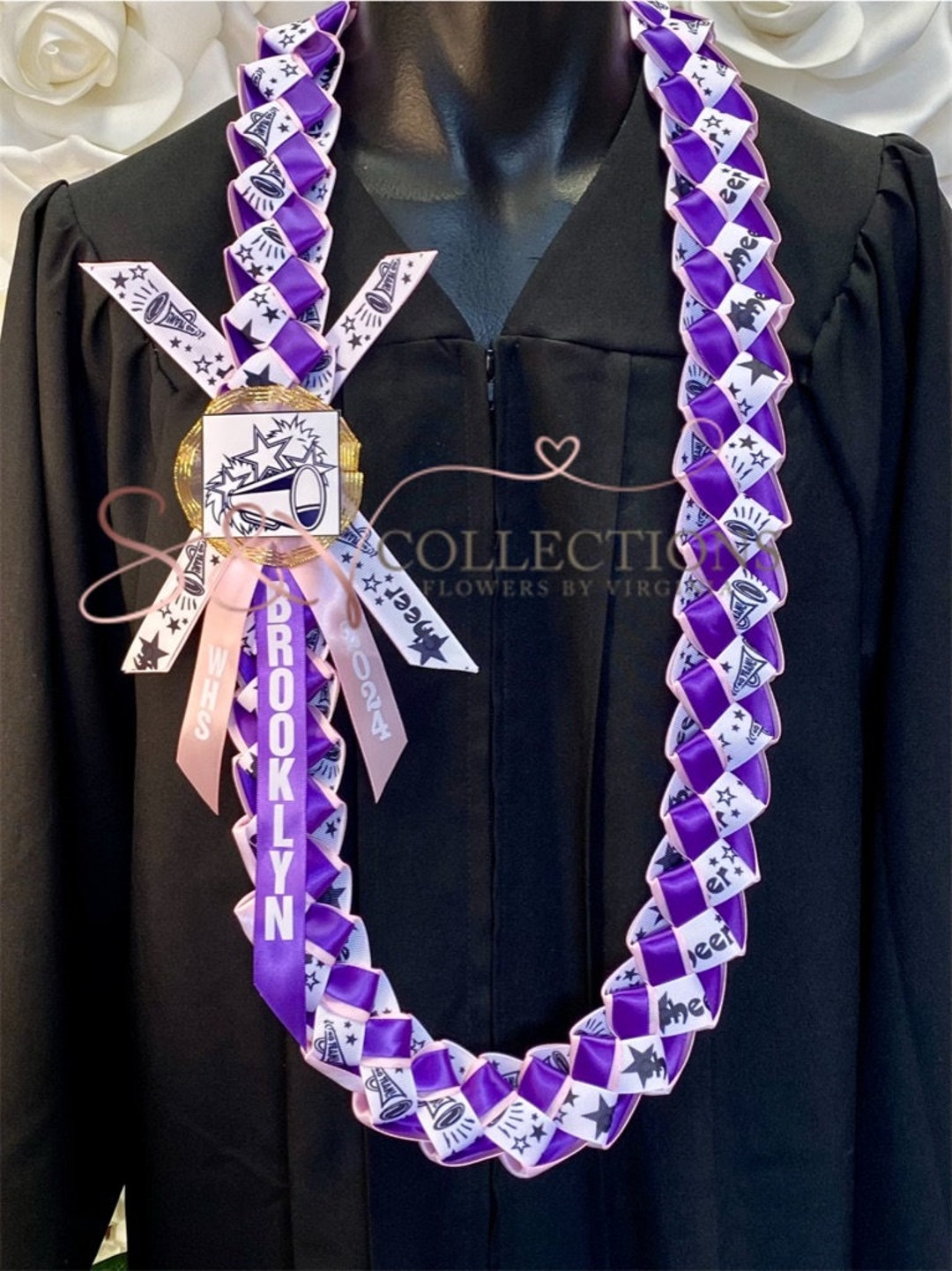 Cheer Leaders Ribbon Lei/ Homecoming/ Senior Night/sport Night ...