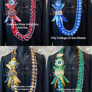 California State University, CSU Personalized Ribbon Leis/ Graduation ...